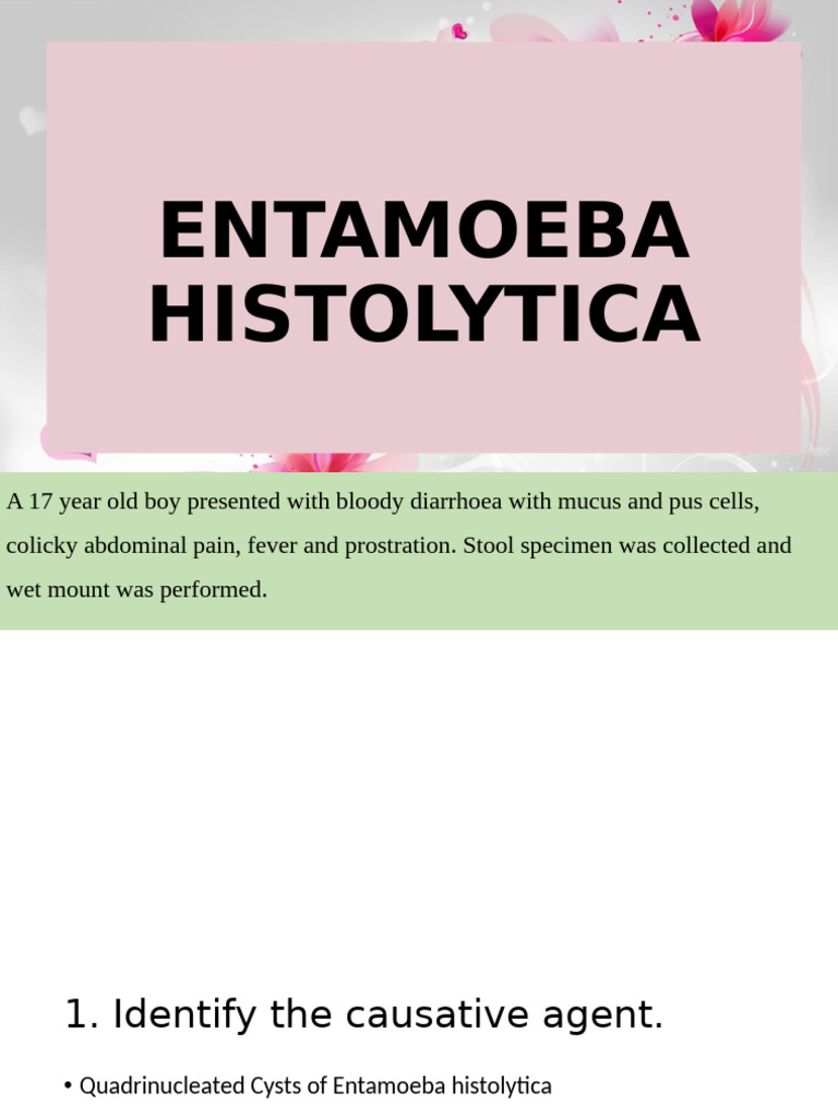 Entamoeba Histolytica | PDF