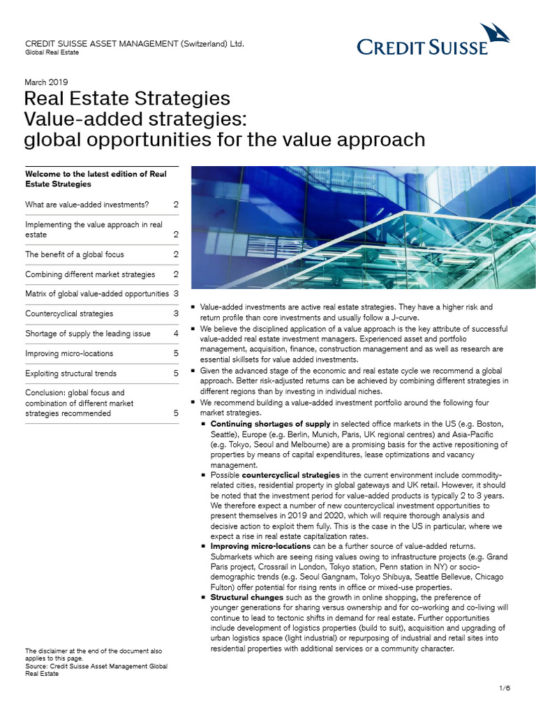 Real Estate Strategies Eng | PDF | Investing | Economies