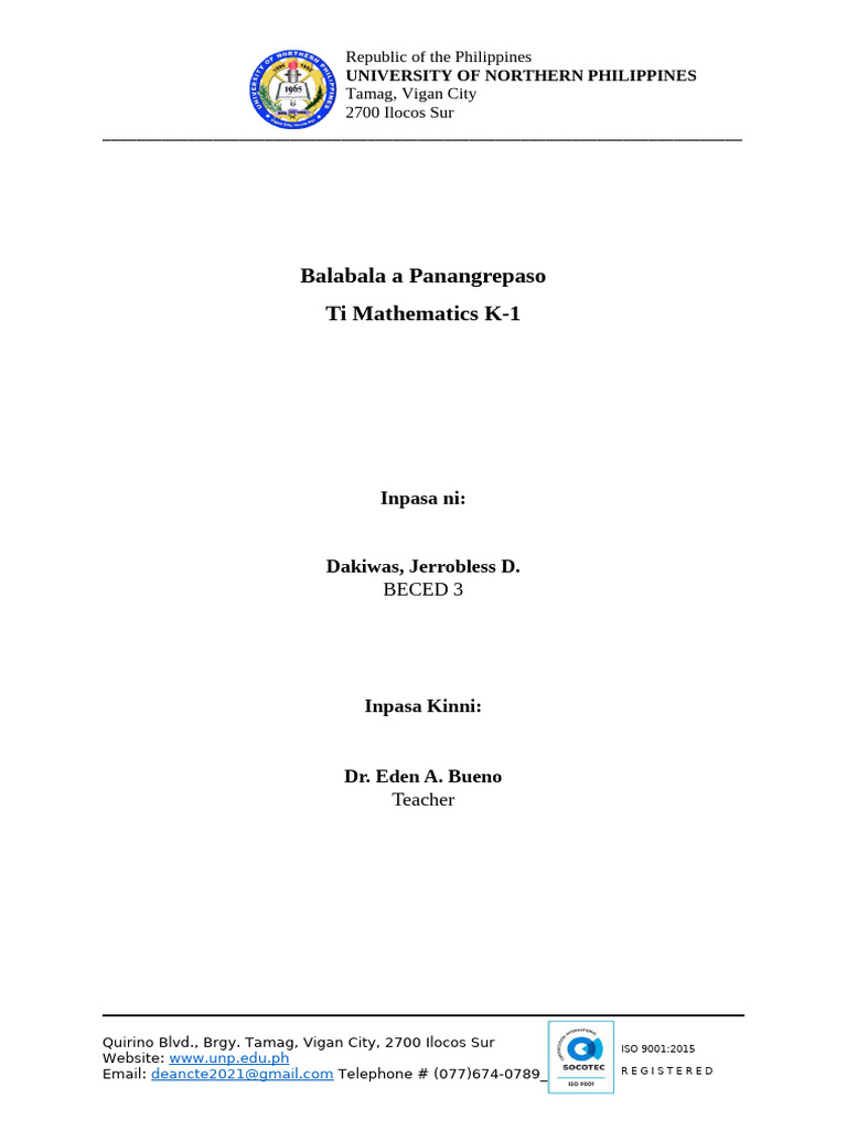 Ilocano Lesson Plan | PDF