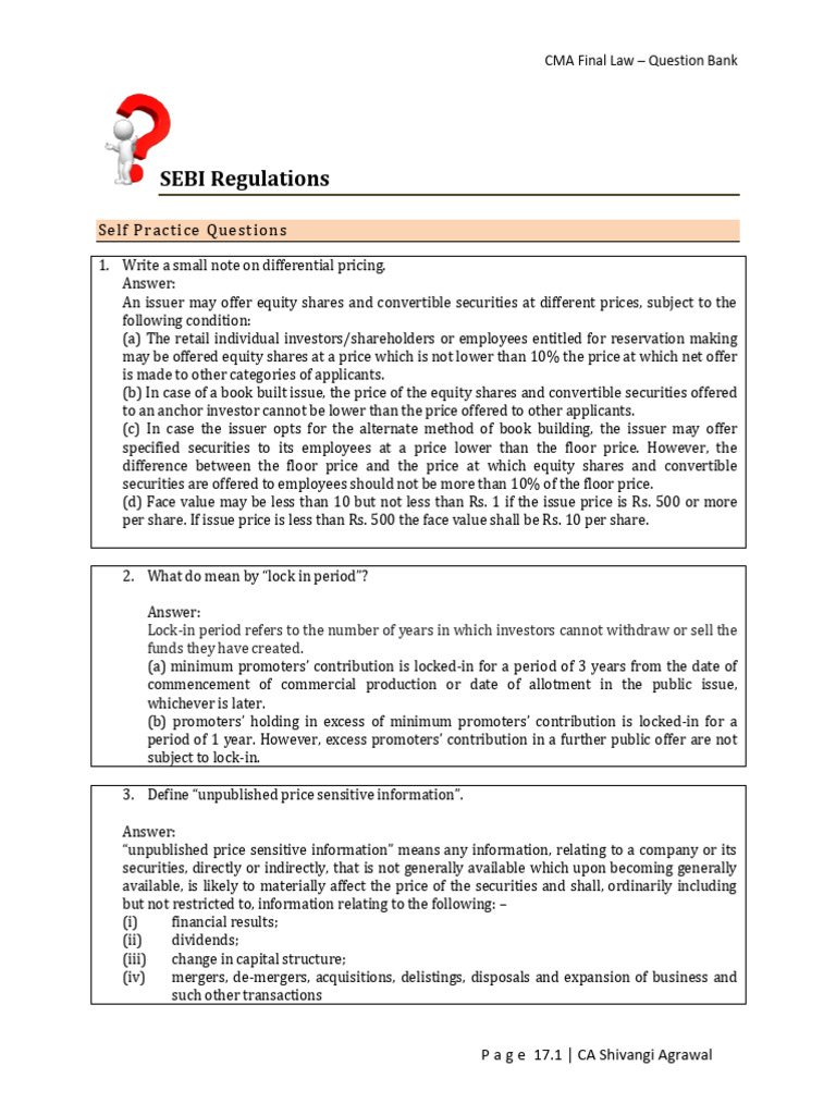 SEBI Regulations QB | PDF | Securities (Finance) | Financial Services