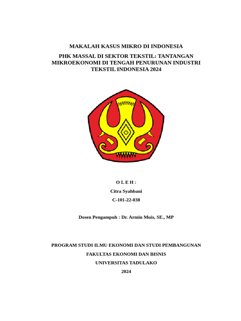 Makalah Kasus Mikro Di Indonesia | PDF | Bisnis