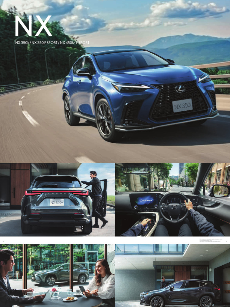 2023 Lexus NX 450h+ Specifications | PDF | Electric Vehicle | Vehicles