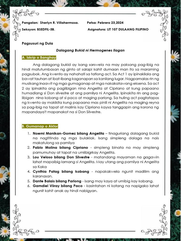 Pagsusuri NG Dula | PDF