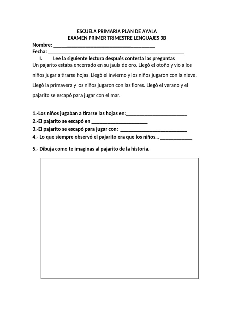 Examen 3B | PDF