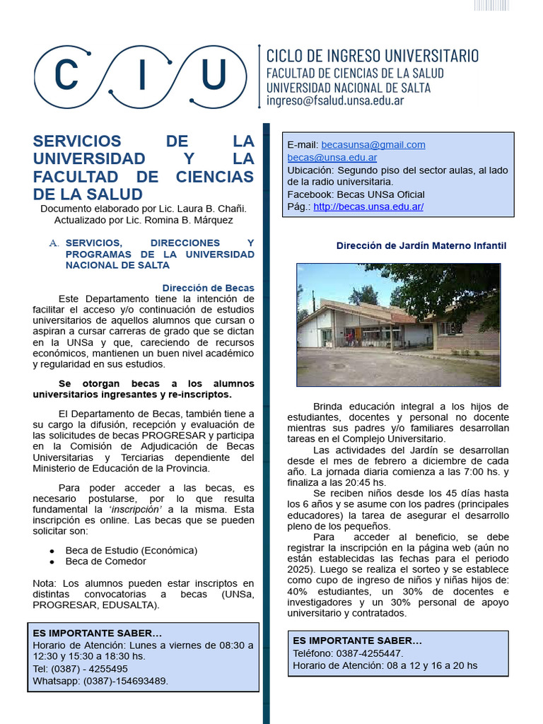 Texto 03. Servicios Unsa y Fcs | PDF | Trabajo Social | Dietético