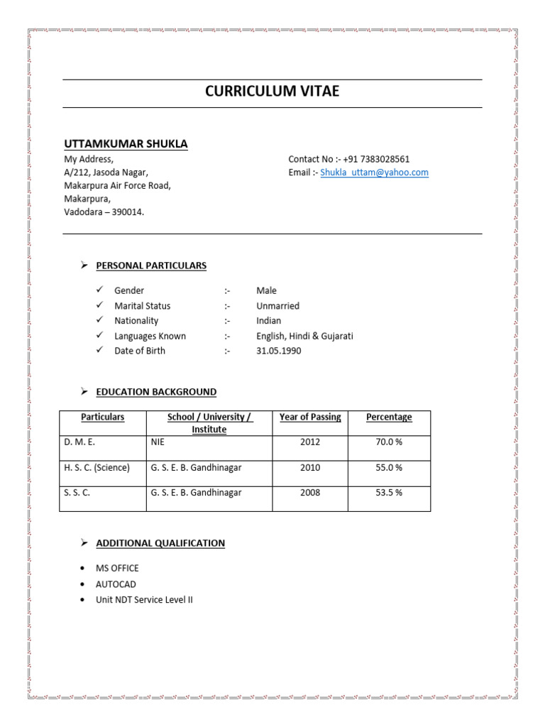 Uttam Shukla-1 | PDF