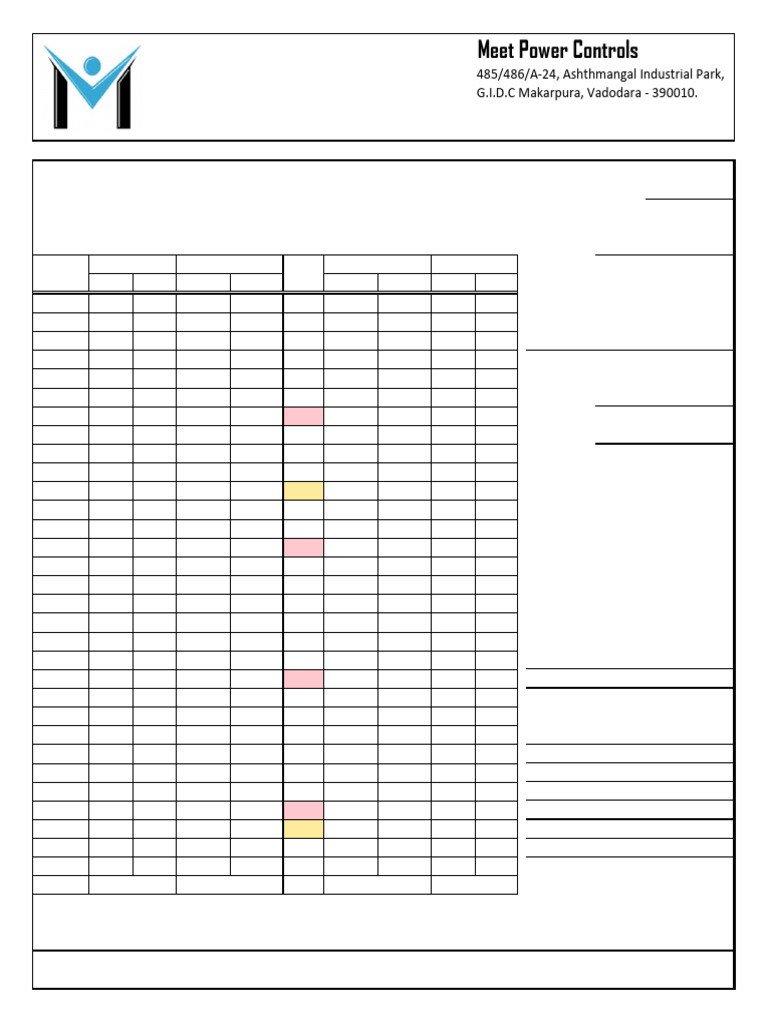 Emp 09 Kaushik Time Sheet-2020 | PDF