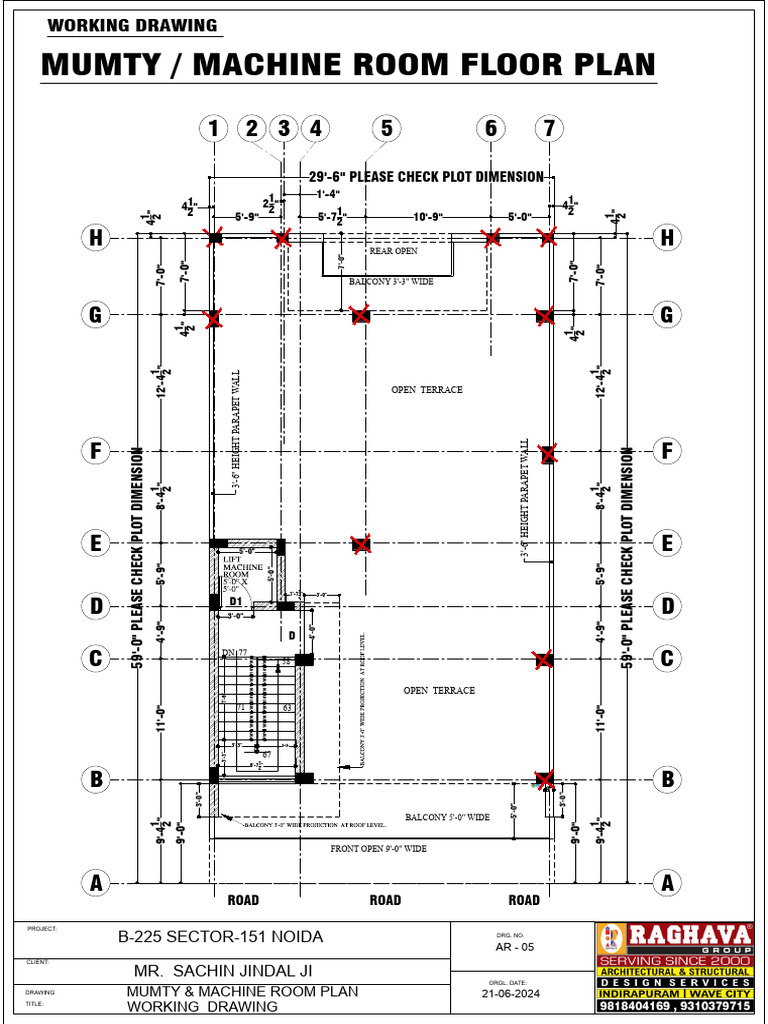 B-225 Sector-151 Noida Sachin Jindal B-225 Mumty-Machine Room Floor ...