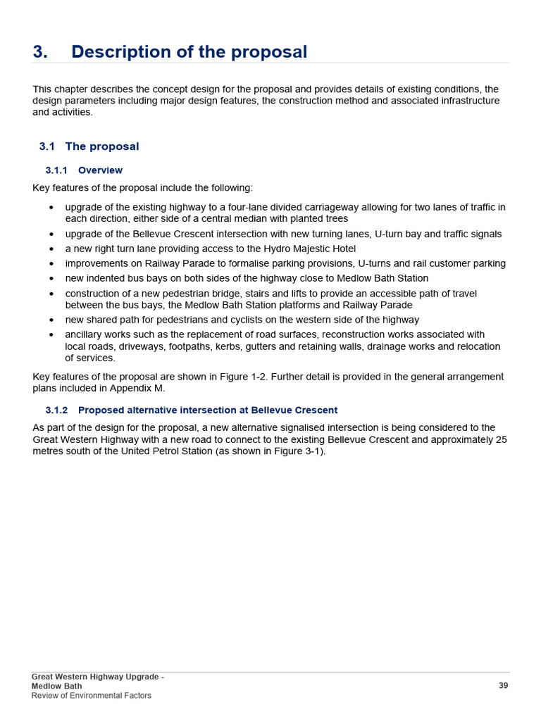 Great Western Highway Upgrade Overview | PDF | Road | Concrete