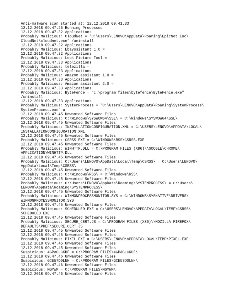 RR 2 Log | PDF | Microsoft Windows | Windows Registry