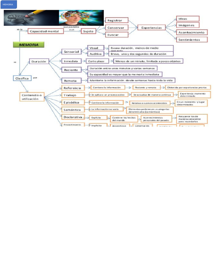 Mapa Concep Memoria | PDF