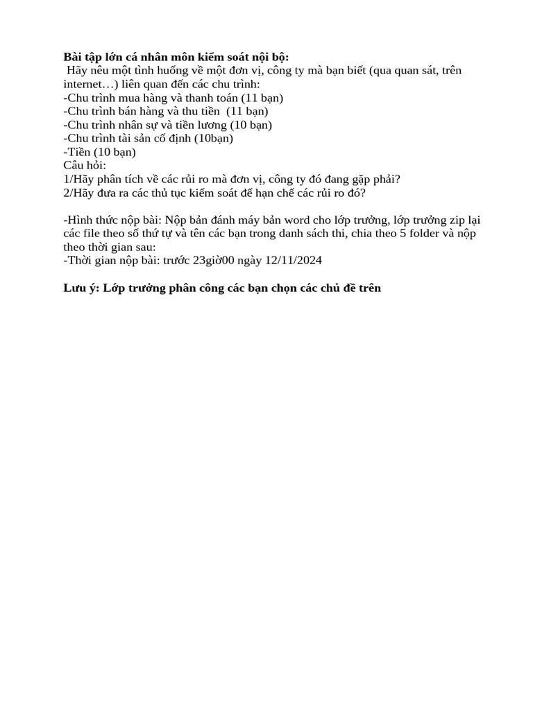 Bai Tap L N KSNB | PDF