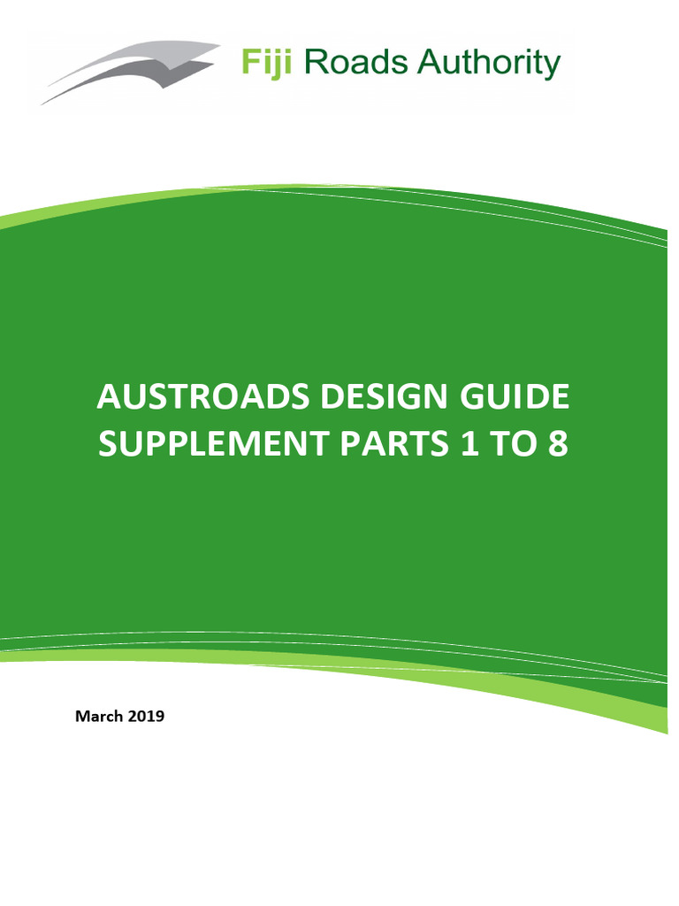 FRA Design Guide Supplement Parts 1 To 8 Rev V 3.0 | PDF | Intersection ...