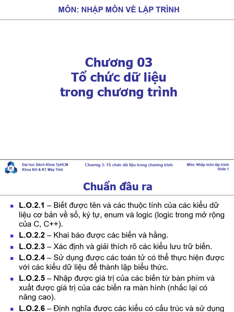 Ch03 - To Chuc Du Lieu | PDF