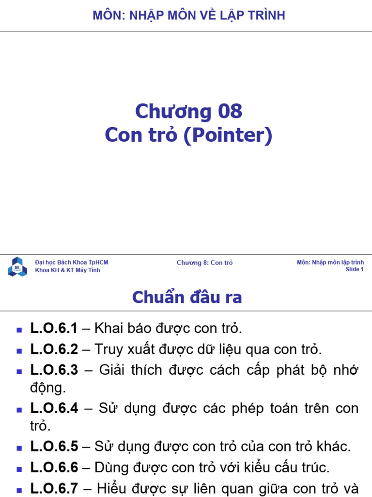 Ch08 - Pointer | PDF
