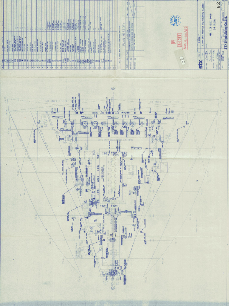 Arrangement of Elect. Equipment Engine Room Floor | PDF