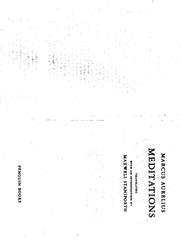 M.aurelius Meditations | PDF