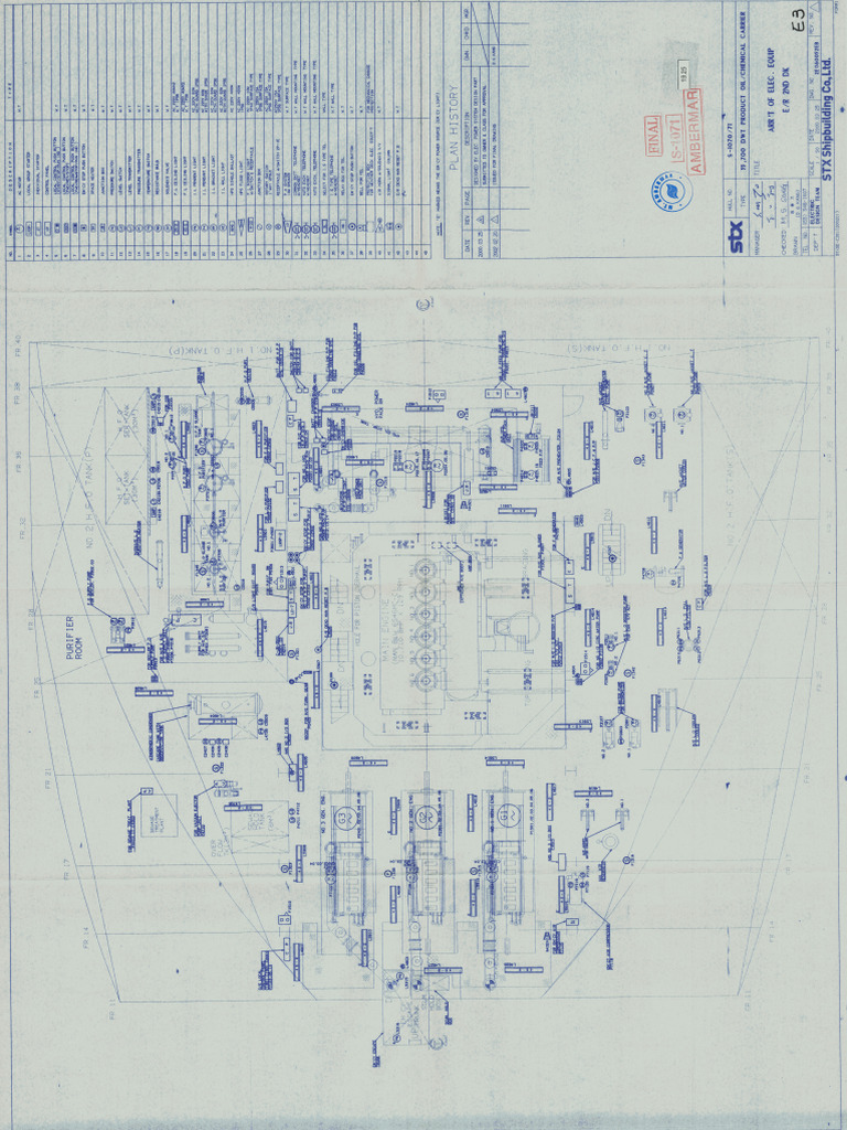Arrangement of Elect. Equipment Engine Room 2nd Deck | PDF