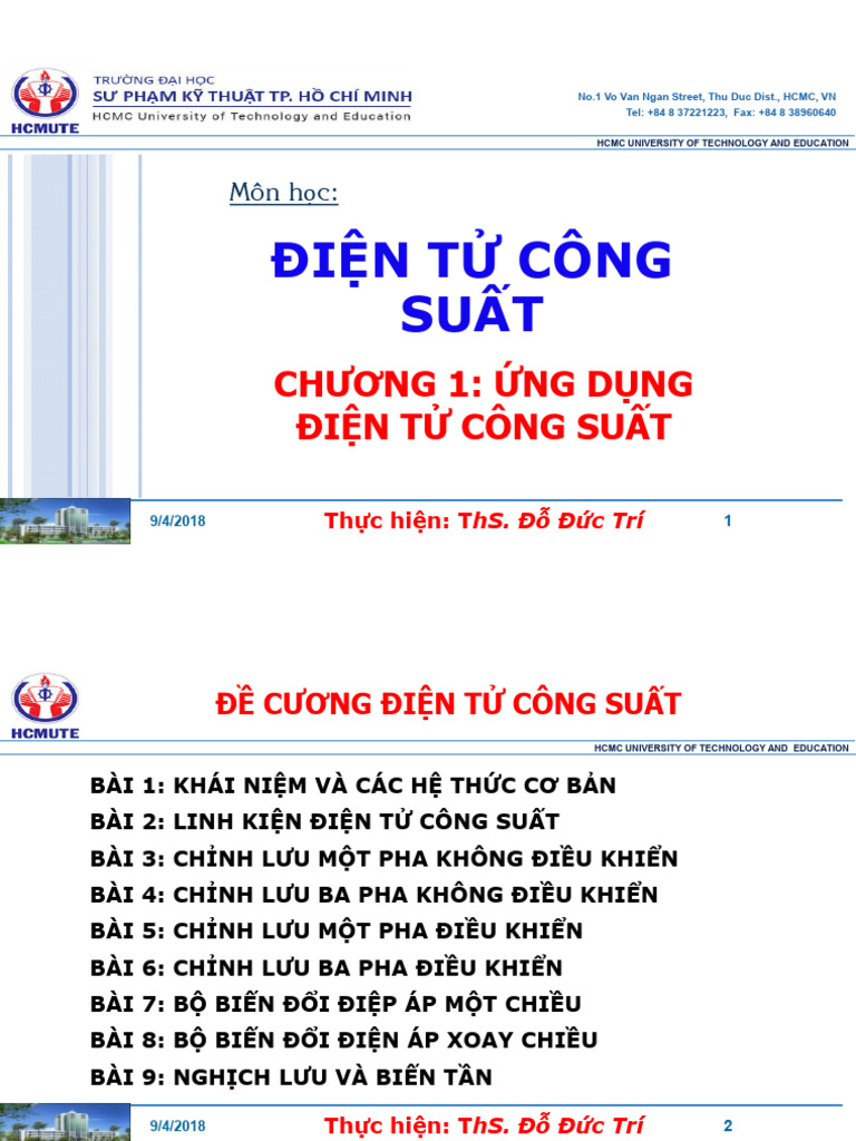 Chuong 1 Gioi Thieu Dien Tu Cong Suat | PDF