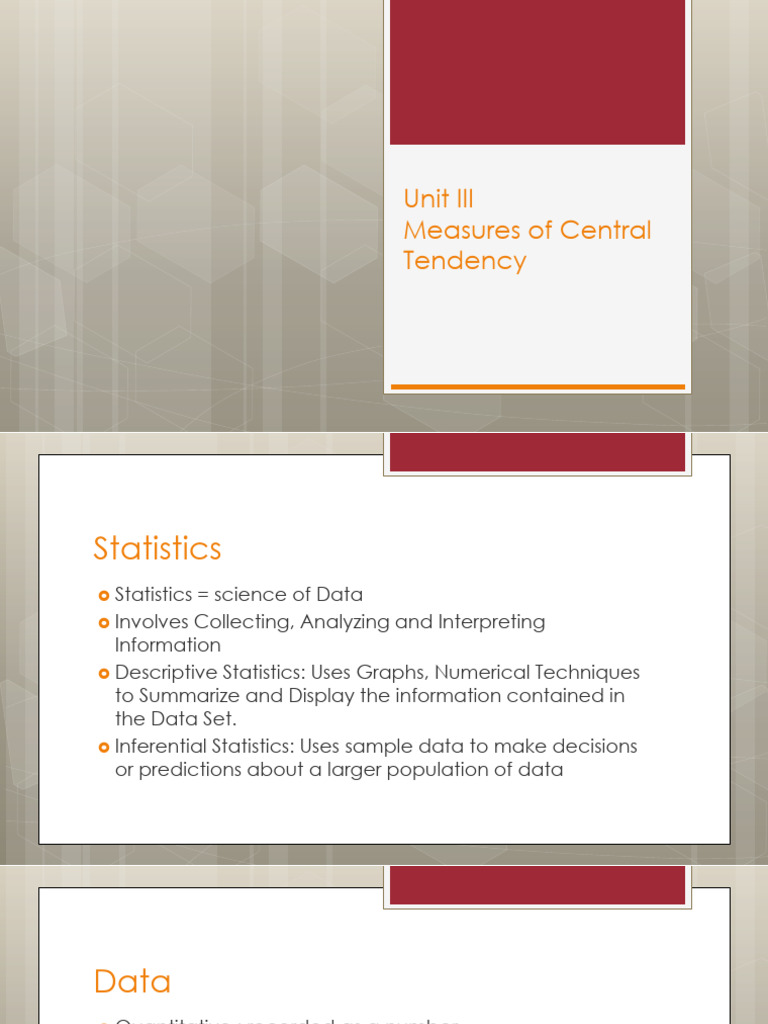 Arithmetic Mean | PDF | Mean | Statistics