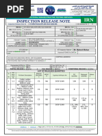 Inspection Release Note Format | PDF
