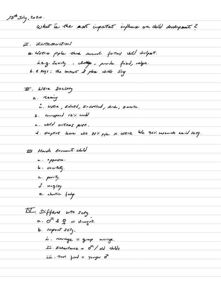 Note-Taking Video 2 - Final Exam | PDF