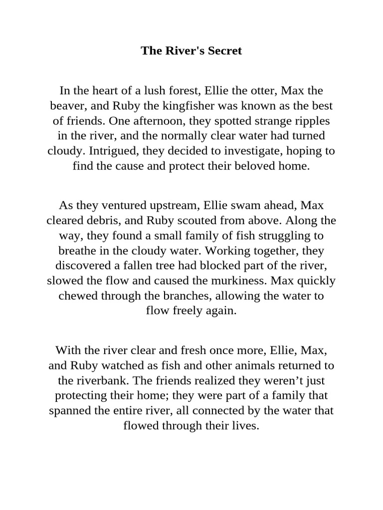 The River's Secret (Short Story) | PDF