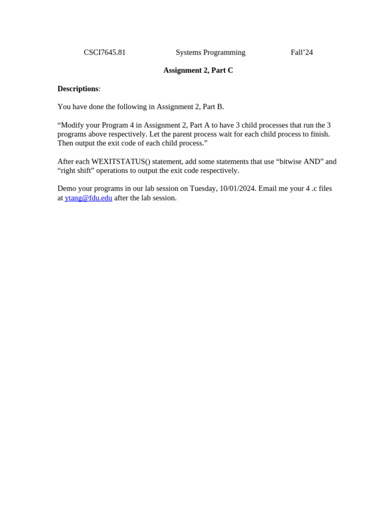 Assign2 F24 PartC 81 | PDF