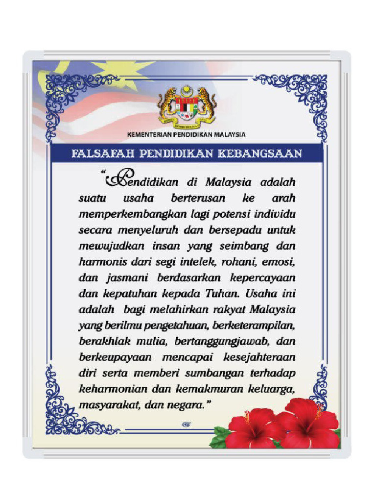 Falsafah Pendidikan Kebangsaan Pdf