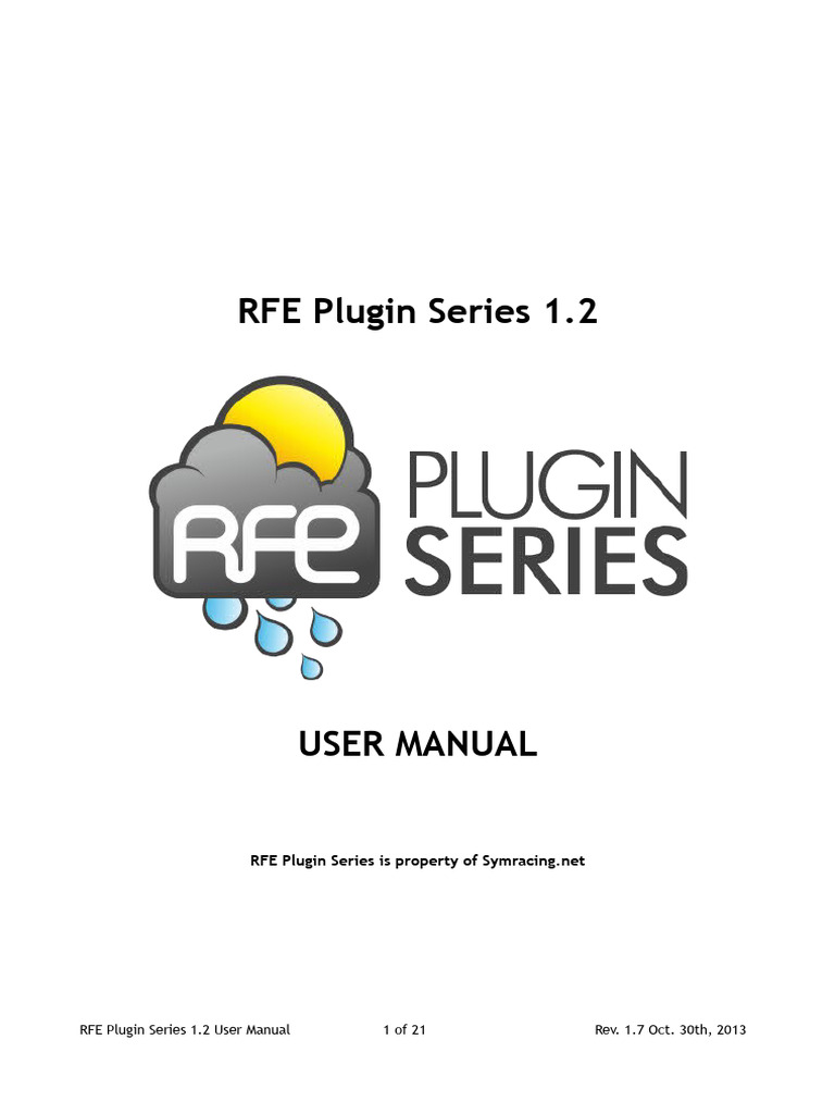 RFE_Manual_Eng | PDF | Software | Rain