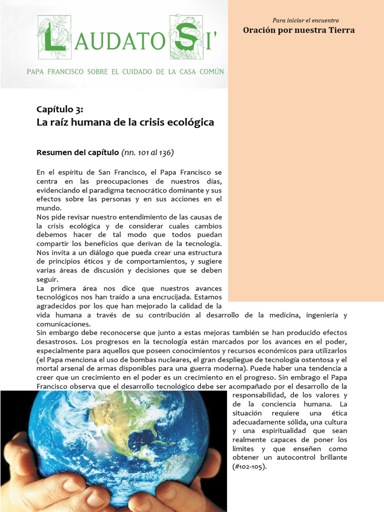 Capitulo3 LSi | PDF | Papa Francisco | Humano