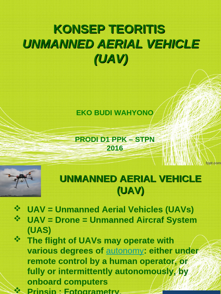 1 - Dasar Teori UAV | PDF