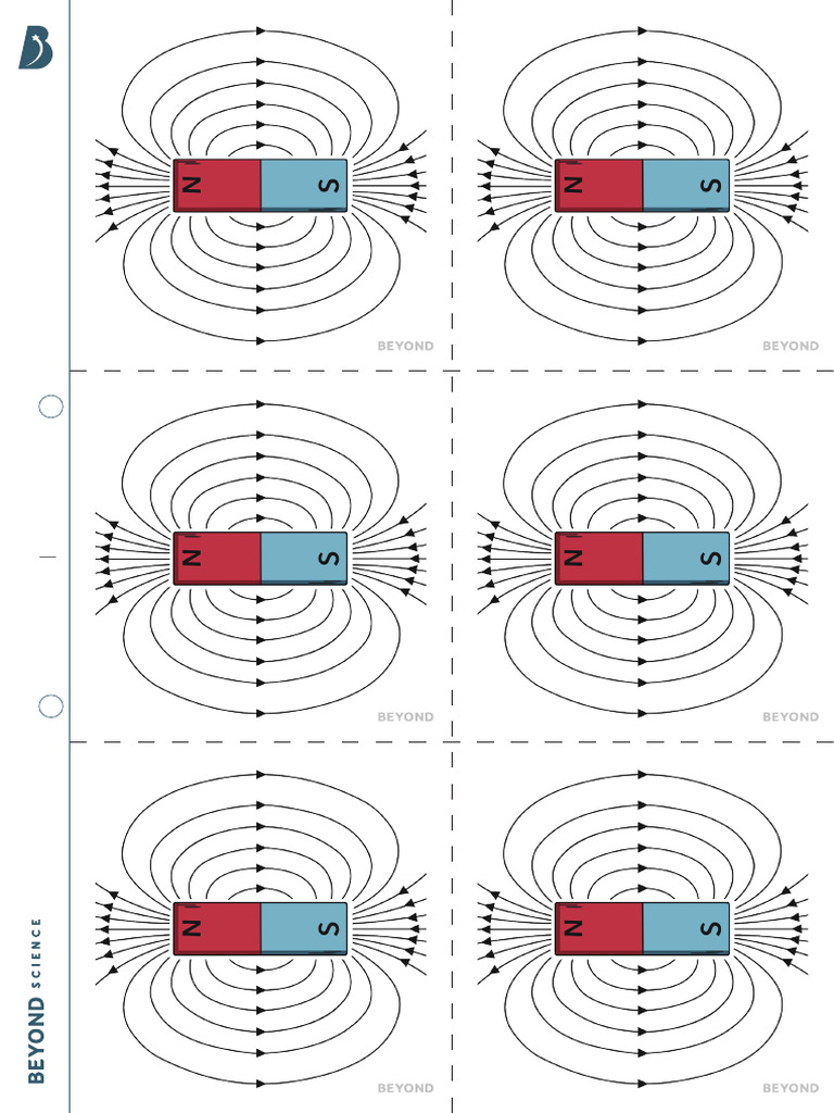 Magnetic Field Illustration x6 | PDF