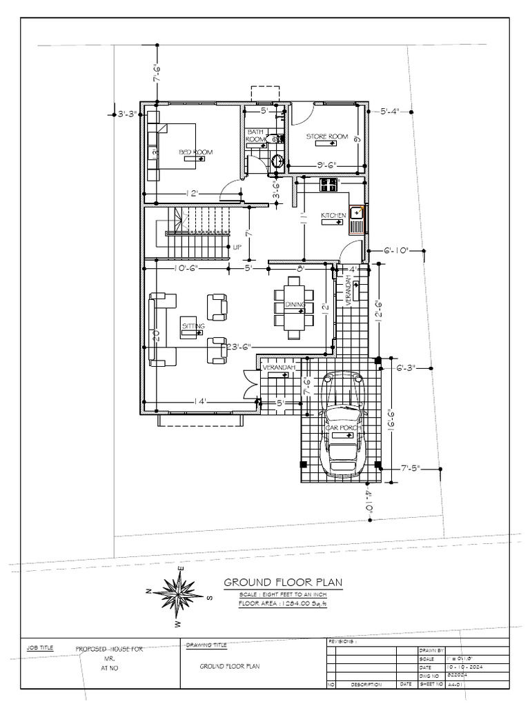 822024-Construction Floor Plan | PDF | Technical Drawing