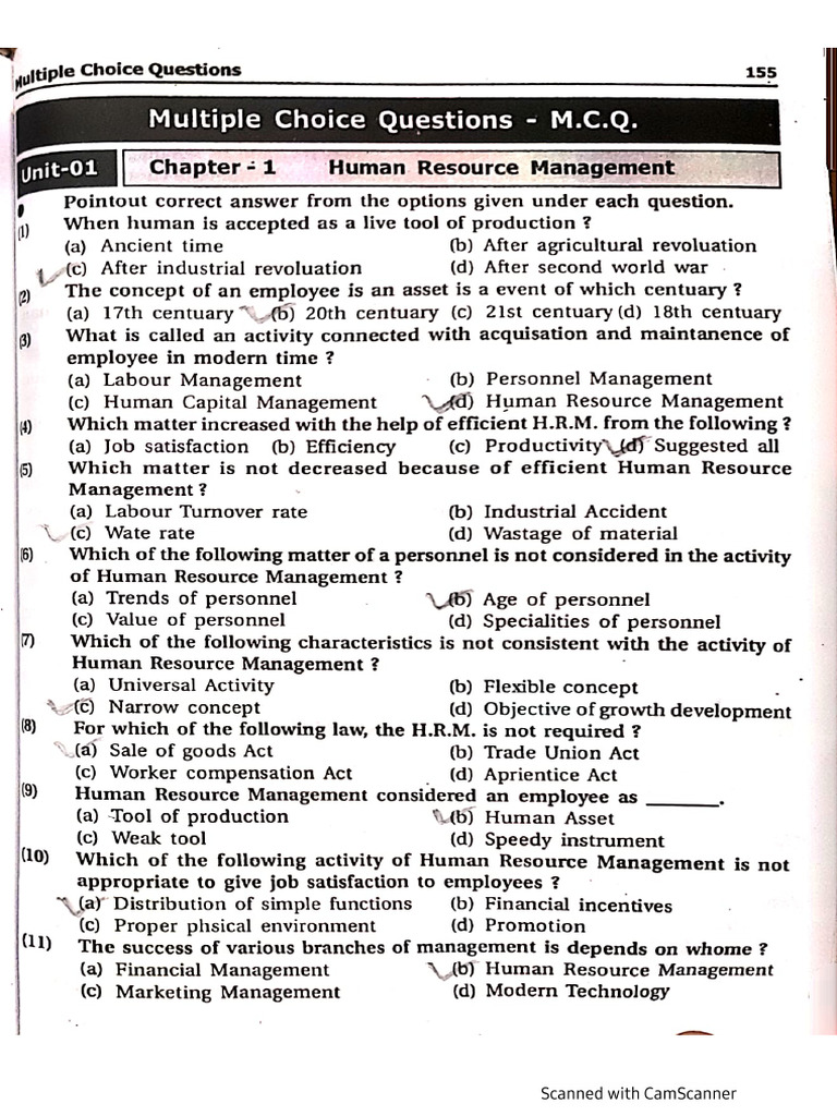HRM MCQS | PDF