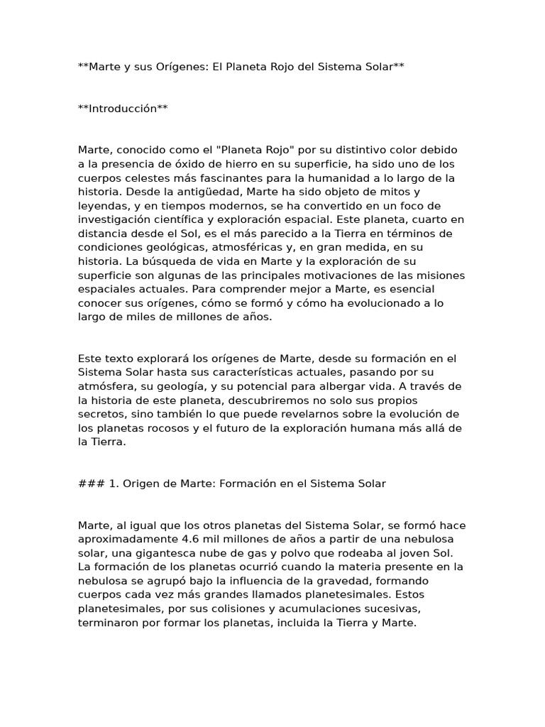 Marte Tres | PDF | Marte | Tierra