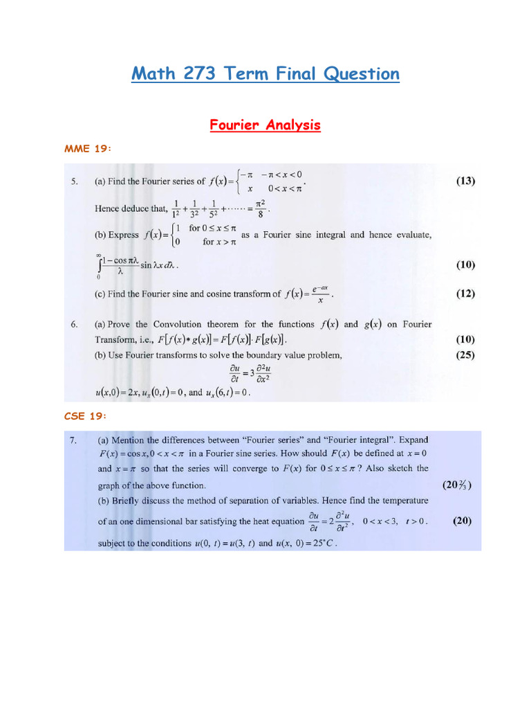 Math 273 | PDF | Matrix (Mathematics) | Eigenvalues And Eigenvectors