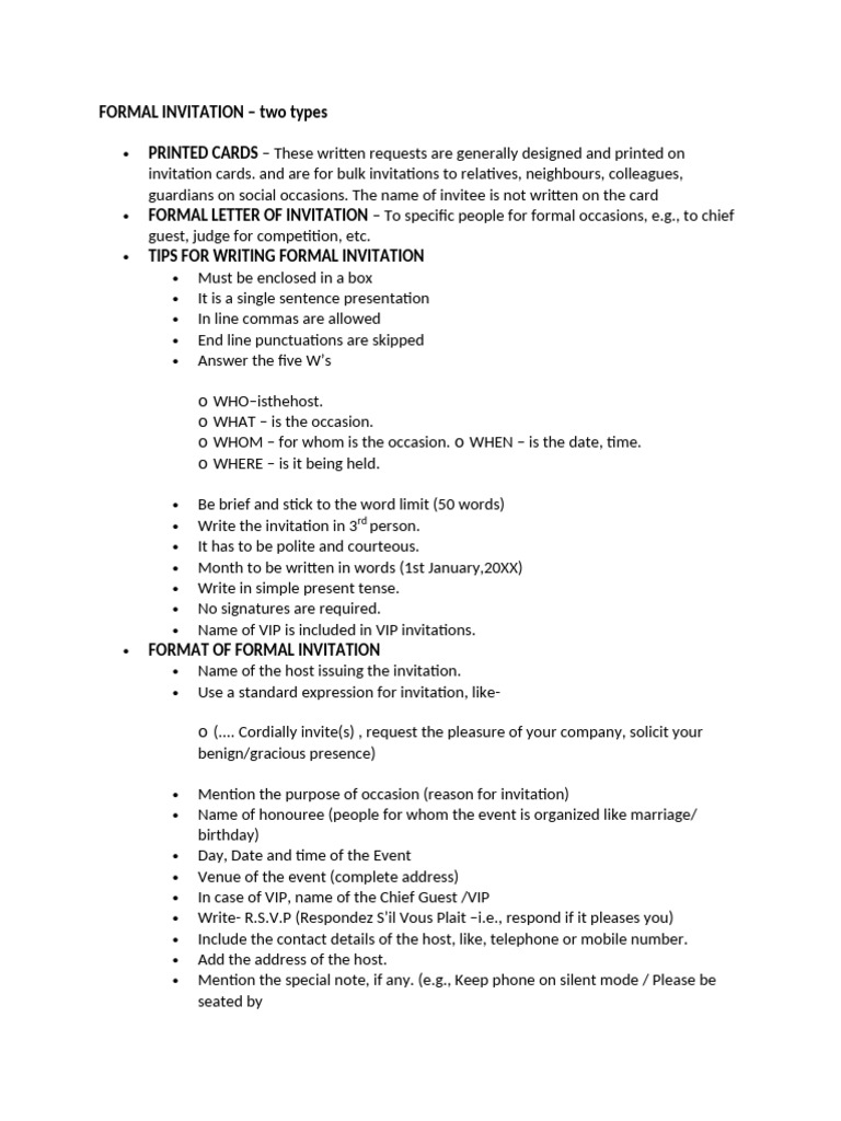 Formal Invitation Writing Guide | PDF | Language Mechanics | Linguistics
