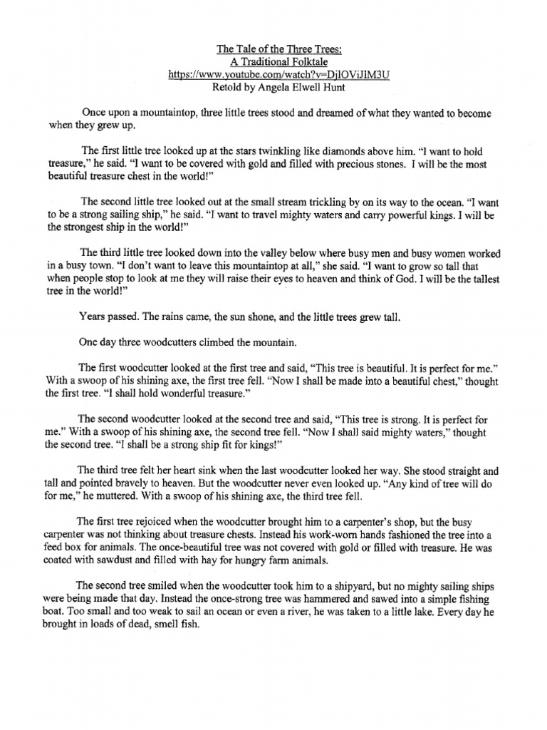 The Tale of The Three Trees | PDF