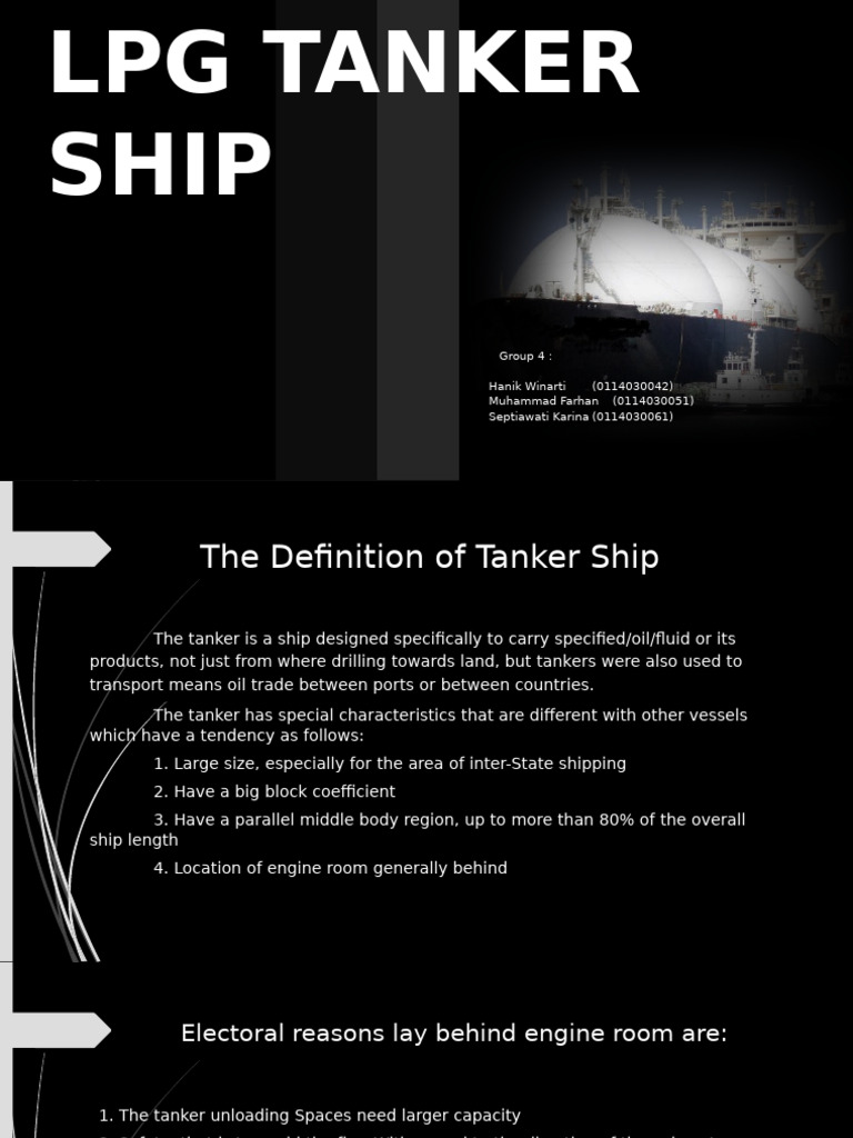 LPG Tanker Ship Operations Guide | PDF | Oil Tanker | Liquefied ...