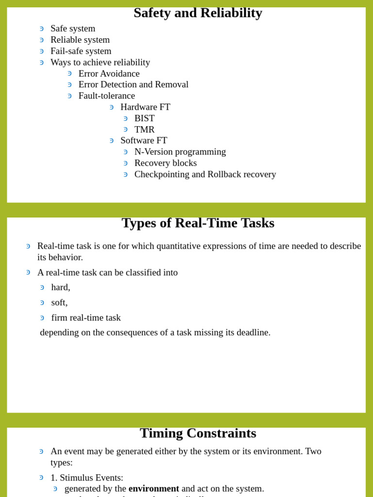 Timing Constraints | PDF | Reliability Engineering | Computing