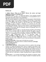 LLB - FAMILY LAW - Revision Notes - Units 1 To 5 | PDF | Annulment ...