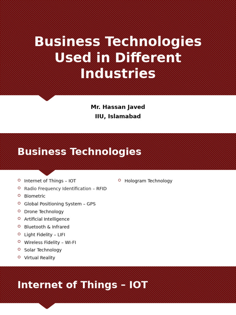 Wireless Technologies in Business | PDF | Wi Fi | Artificial Intelligence