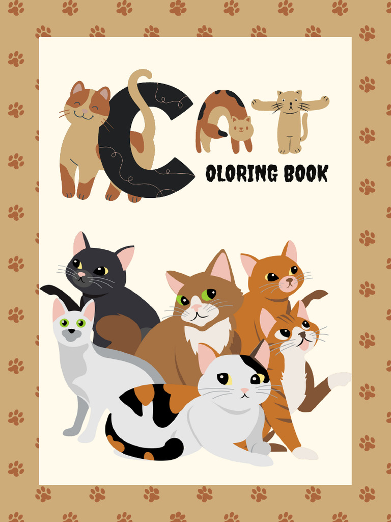 Cat Coloring Book | PDF