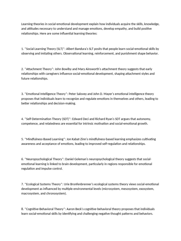 Learning theori-WPS Office | PDF | Attachment Theory | Psychological Theories