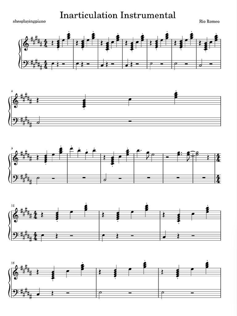 Inarticulation | PDF