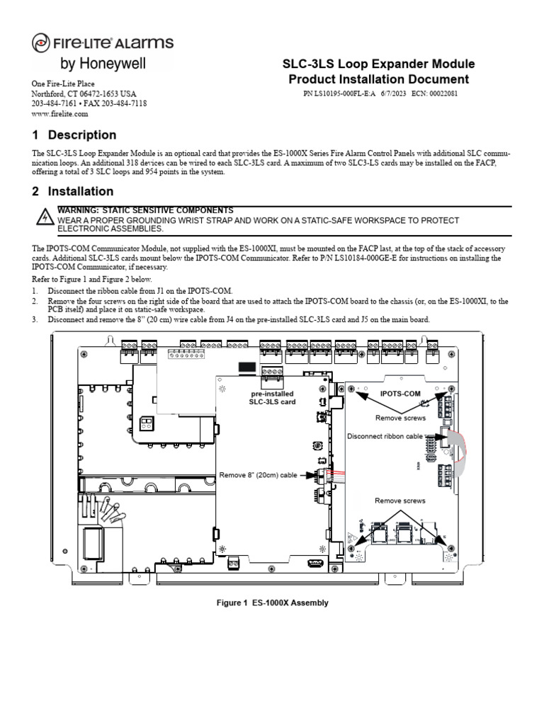 SLC 3LS Installation Guide | PDF | Electricity | Electrical Components