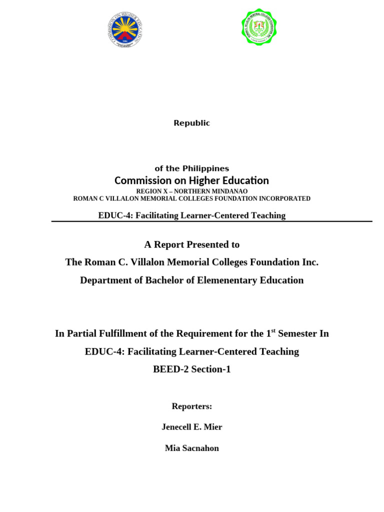 Educ4_Report | PDF | Metacognition | Learning