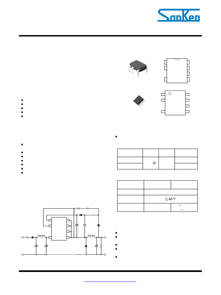 STR5A464x Series PWM Controller Data Sheet | PDF | Power Supply | Electromagnetism