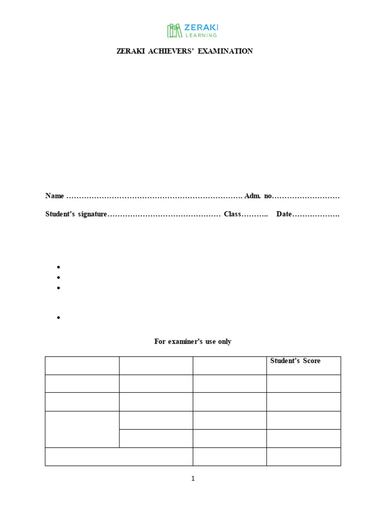 Form 1 Home Science Questions | PDF